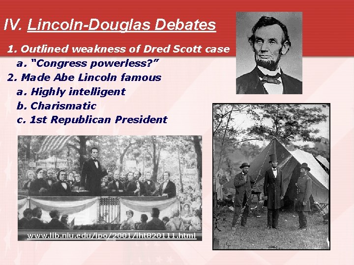 The Road to War I KansasNebraska Act 1