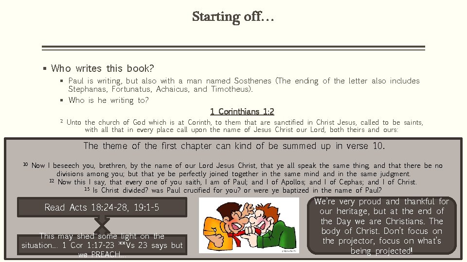 ST PAULS 1 LETTER TO THE CORINTHIANS Bible