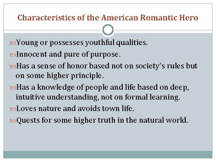 American Romanticism 1800 1870 Important Historical Background Period