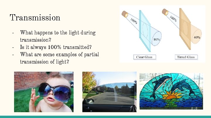 Behaviour of Light On Different Materials and Surfaces