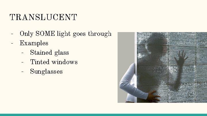 Behaviour of Light On Different Materials and Surfaces