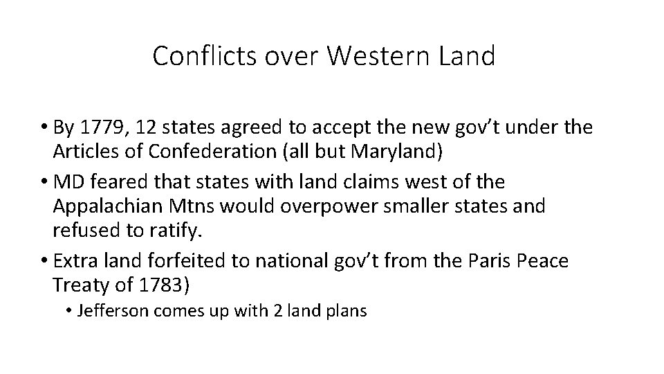 American Revolution War Peace and the aftermath Breakdown