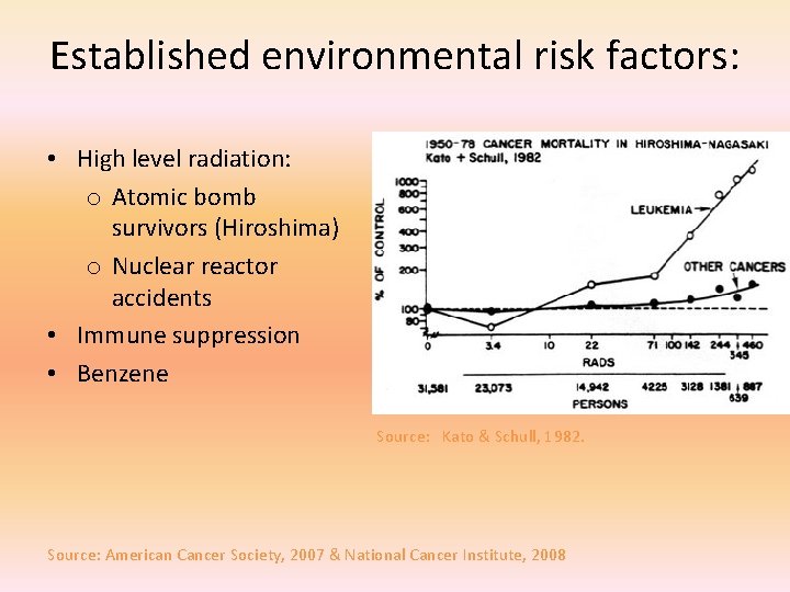 Childhood Leukemia The basics the environmental risk factors