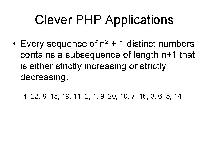 Counting Counting Determining the number of elements of
