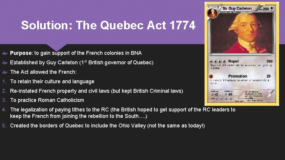 British North America The Conquest 1759 When Britain