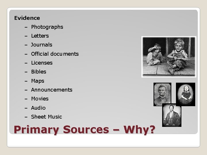 Primary Sources Critical ThinkingInquirybased LearningContent ...