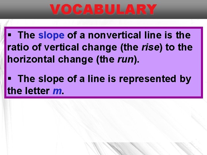 ALGEBRA TWO CHAPTER TWO LINEAR EQUATIONS AND FUNCTIONS