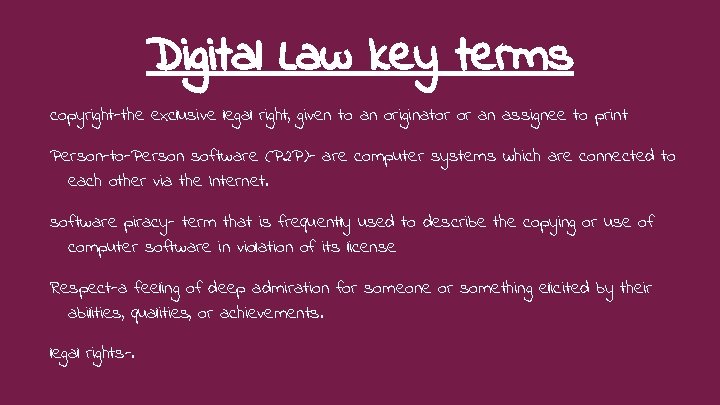 Digital Citizenship Final Project BY Kylie Karam Overview