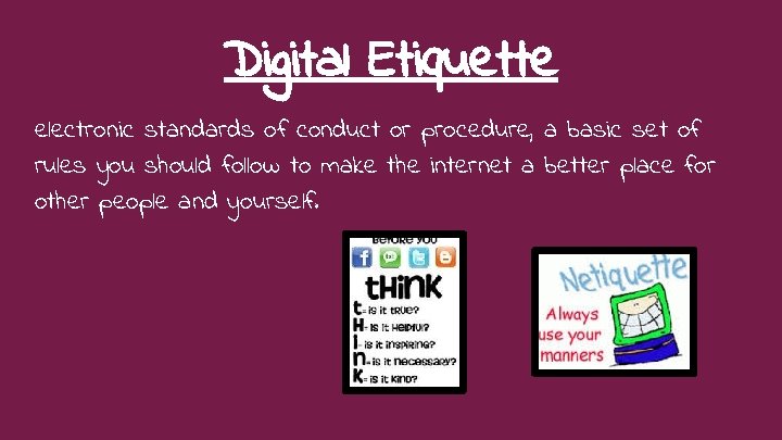 Digital Citizenship Final Project BY Kylie Karam Overview