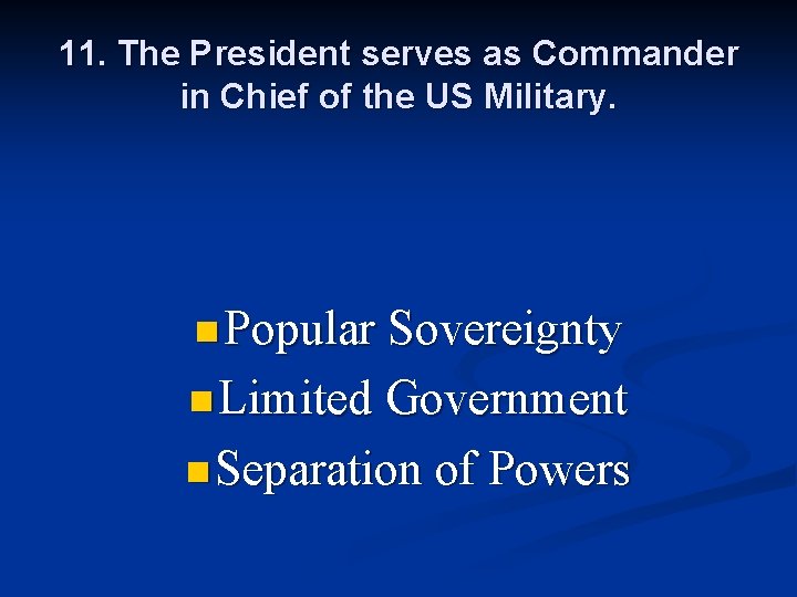 Basic Principles of the Constitution Chapter 3 section