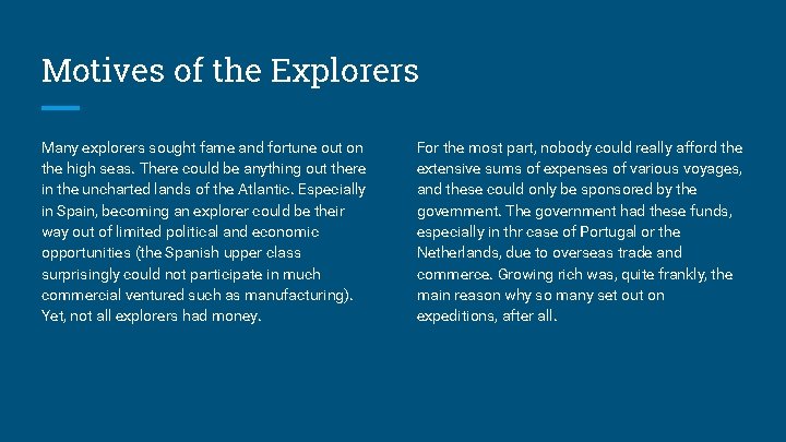 Exploration and the Atlantic Slave Trade By Paul