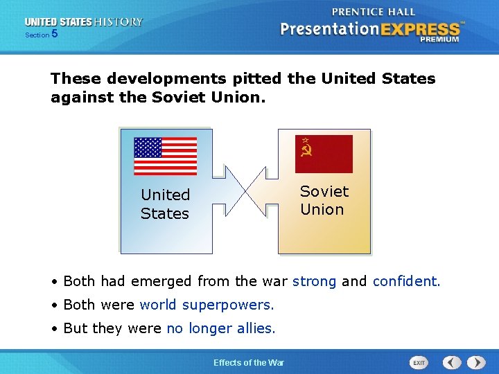 Section 5 Objectives Evaluate the goals that Allied