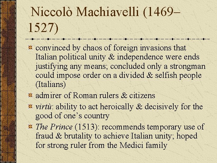 The Renaissance rebirth transition from medieval to modern