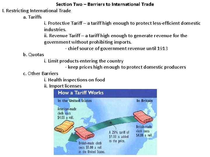 Chapter 17 International Trade I Section One Absolute