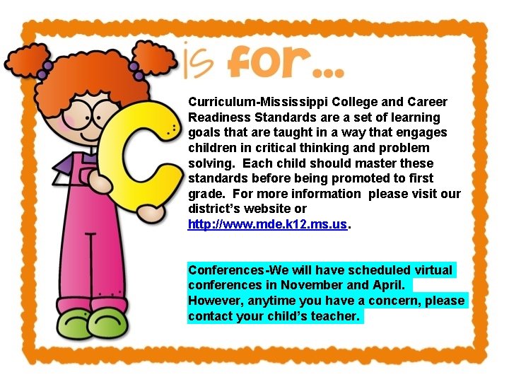 AttendanceA successful school experience is the responsibility of