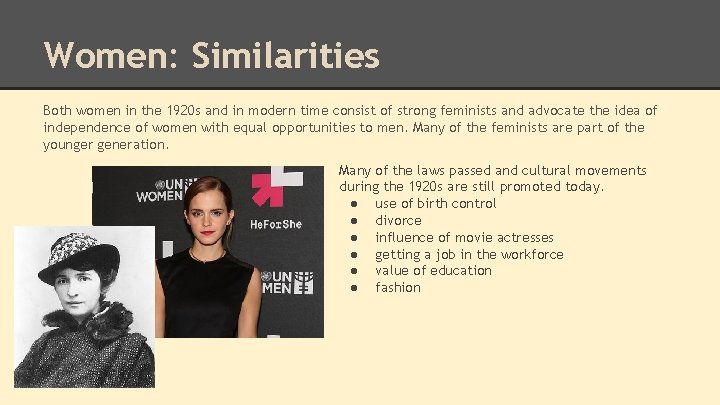 The 1920s and Present Ideas Beliefs and Culture