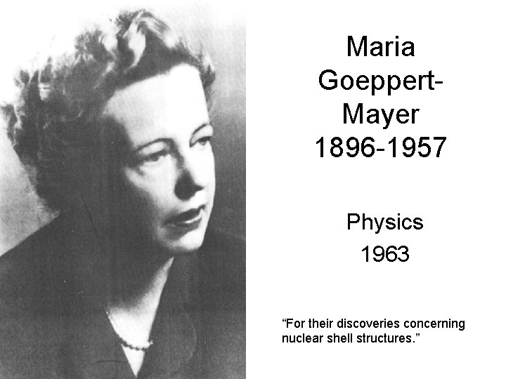 The Eleven Women Nobel Laureates In the Sciences