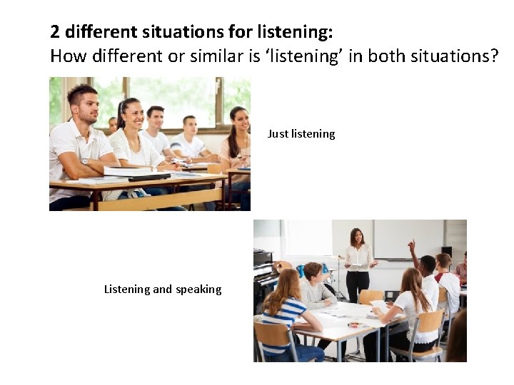 LISTENING for understanding people Whole Body Listening see
