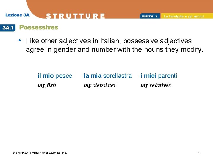 Punto di partenza In both English and Italian