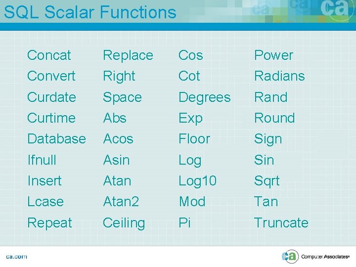 Advantage CAIDMS Release 16 0 Overview BD 05