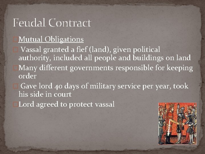 After Charlemagne Kingdom divided local nobles gained power