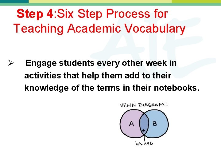Using Academic Vocabulary Strategies to Increase Student Achievement