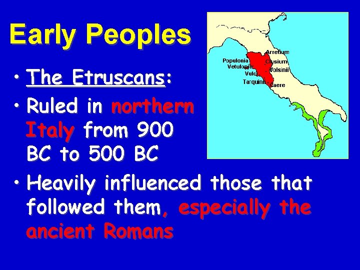 The Roman Republic Geography Environment The Italian Peninsula
