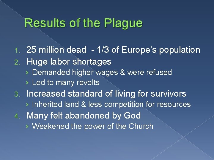 The Plague The Black Death that killed 13
