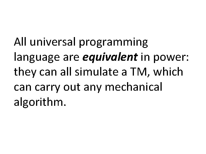 cs 3102 Theory of Computation Class 21 Undecidability