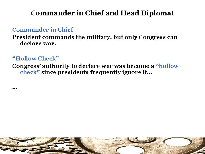 Presidency Kernell and Jacobson Logic of American Politics