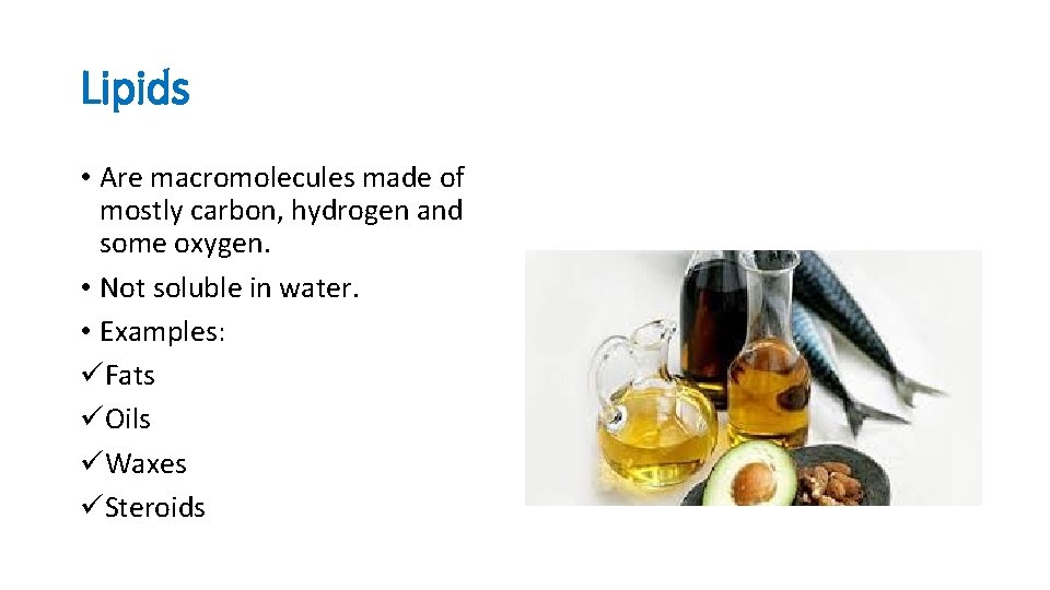 Biology Lesson Overview Topic Macromolecules Learning target I