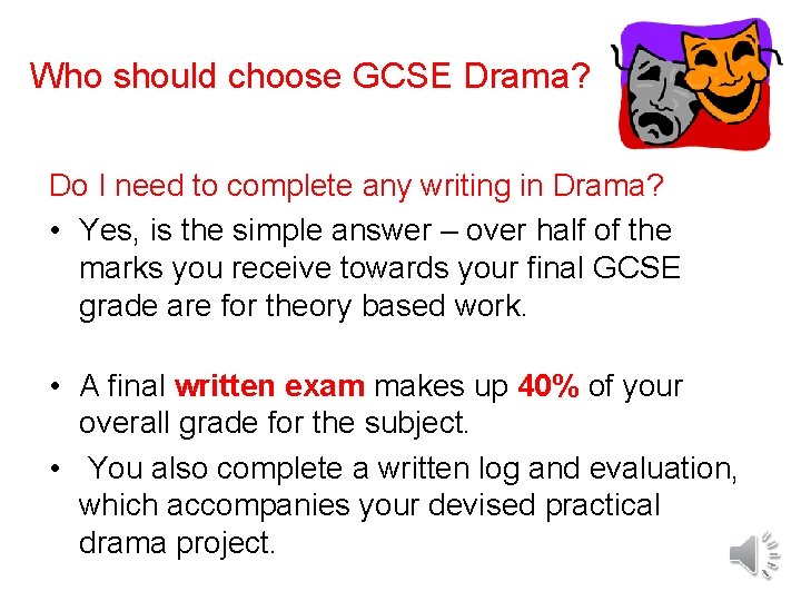 GCSE Drama Course Outline Exam Board Eduqas This
