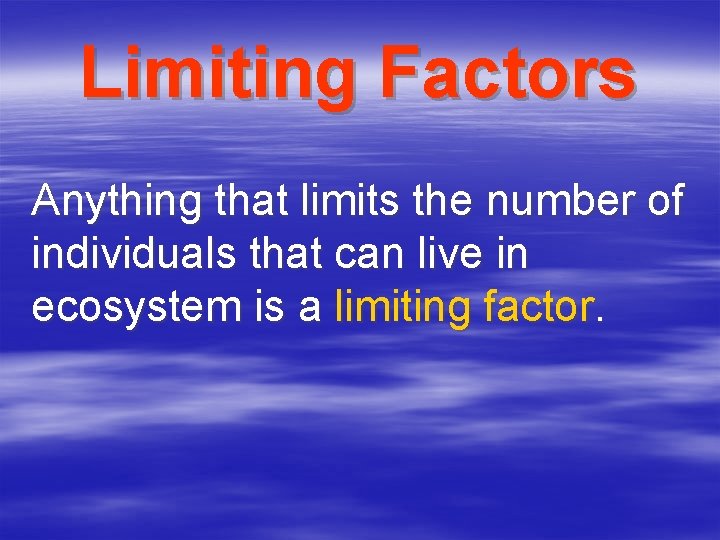 Lesson 1 Abiotic and Biotic Factors in Ecosystems