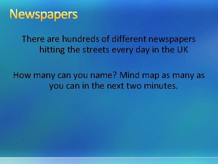 Journalism Project Learning Objectives to understand the differences