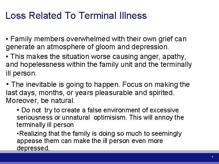 Grief Loss 1 Learning Objectives Participants will be