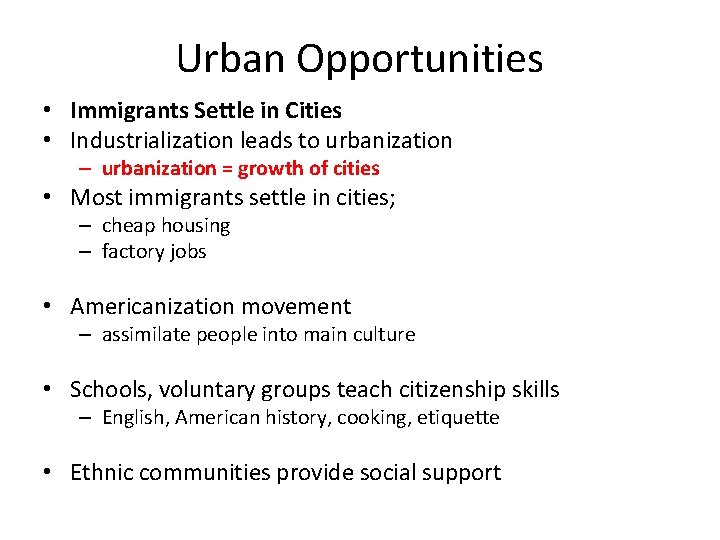The Challenges of Urbanization Chapter 15 Sect 2