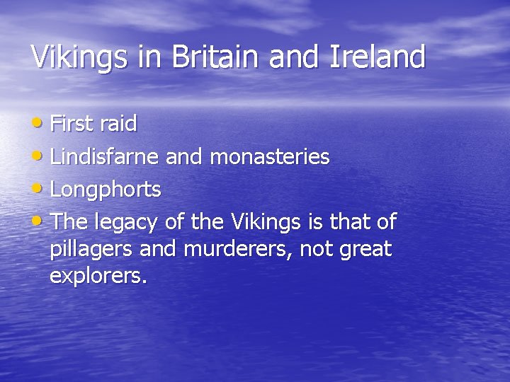 Preliminary Oral Defence Vikings By Boyce Background Viking