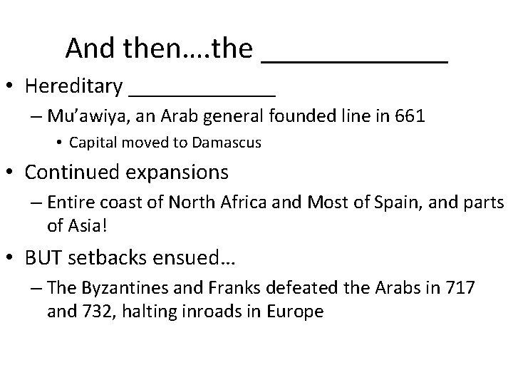 Islam the Arab Empire Ch 3 1 p