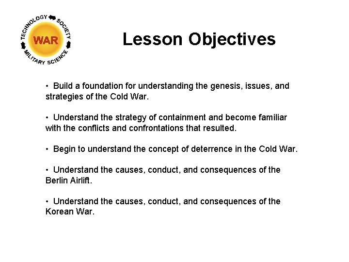 Lesson 22 Cold War Berlin Korea Veterans Day