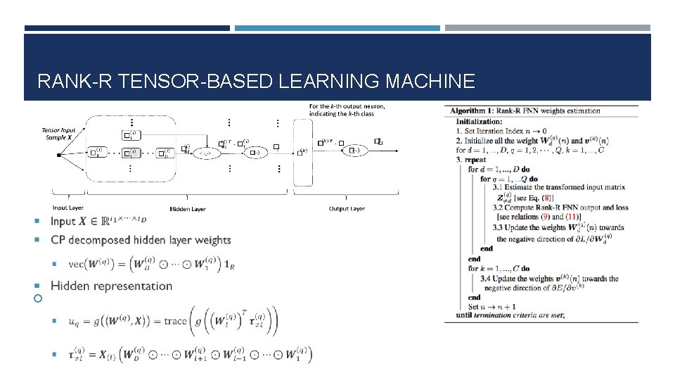 HYPERSPECTRAL IMAGE CLASSIFICATION WITH TENSORBASED RANKR LEARNING MODELS
