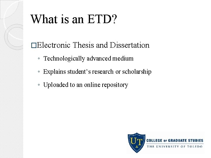 ETD Document Preparation and Submission Process for Main