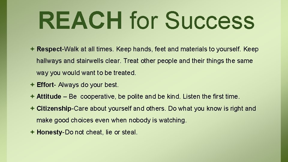 Special Education Classroom Positive Behavior Plan Samantha Miller