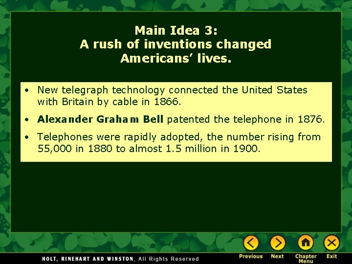 The Second Industrial Revolution The Big Idea The