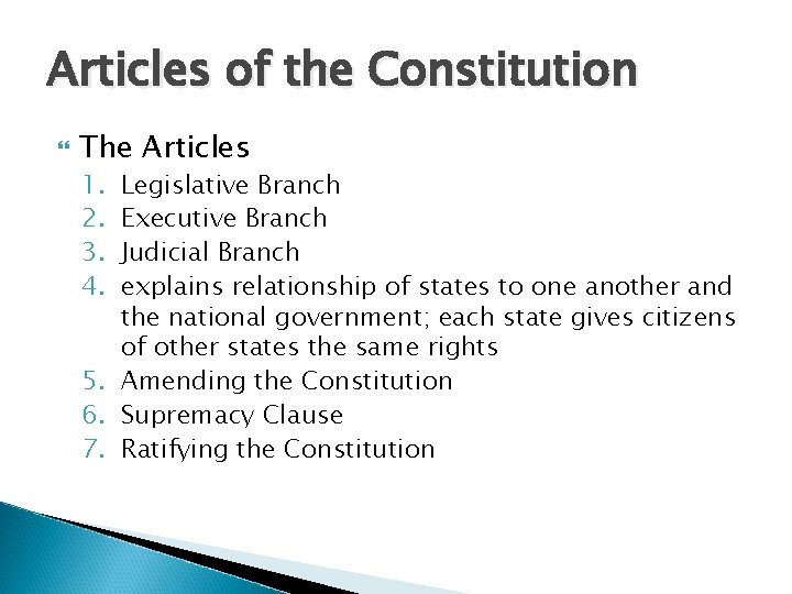 US Constitution Unit 3 Lecture The Preamble Introduction