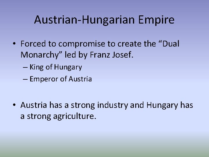 Nationalism In AustriaHungary And Ottoman Empire Balkan Powder