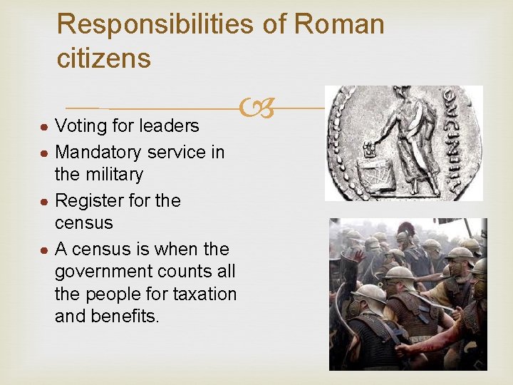 Rome from birth to death Mr Peterson Rome