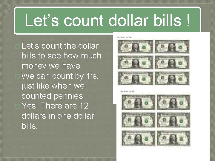 Counting Money Lesson and Activity Written by Maria