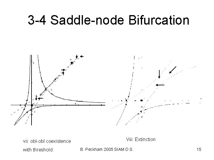 A Bifurcation Analysis of a Differential Equations Model