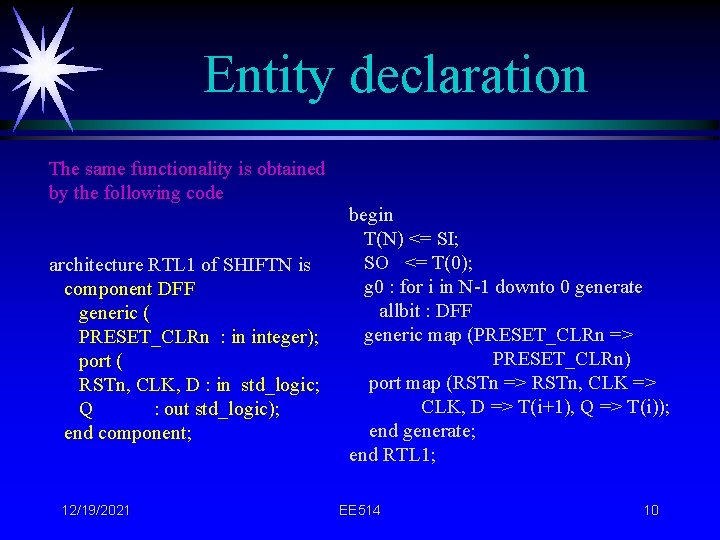 Exercise Syntax Check entity PROB 1 is port