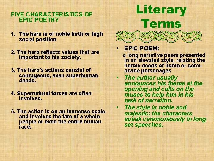 BEOWULF NOTES Write down any wordsphrasespeople that come